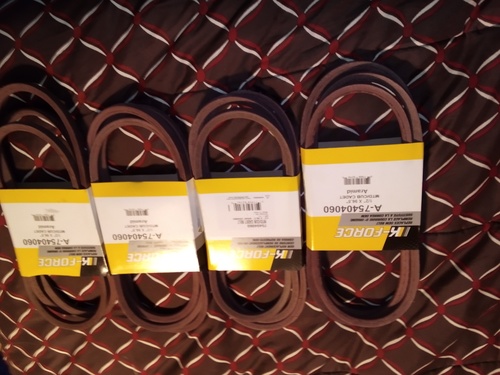 Classified Listing | Four v-belts for lawnmower | 782516